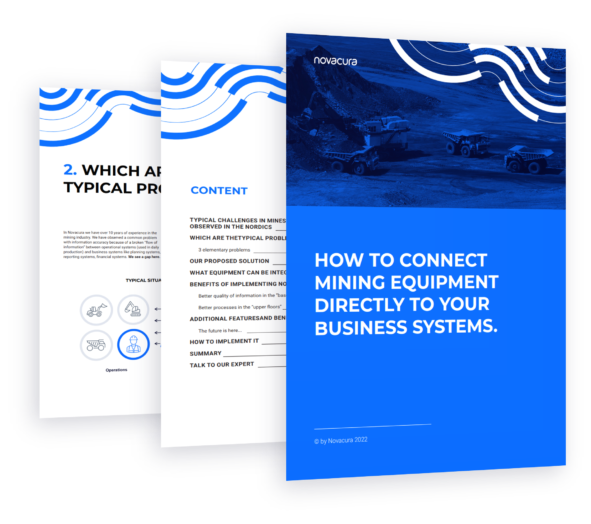 How to connect mining equipment directly to your business systems - WHITE PAPER – Novacura