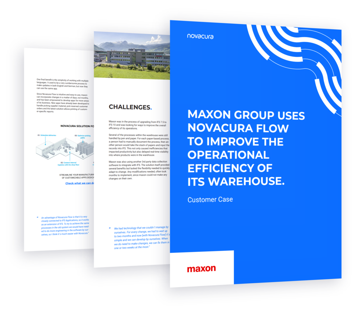 Maxon Group uses Novacura Flow to improve the operational efficiency of ...