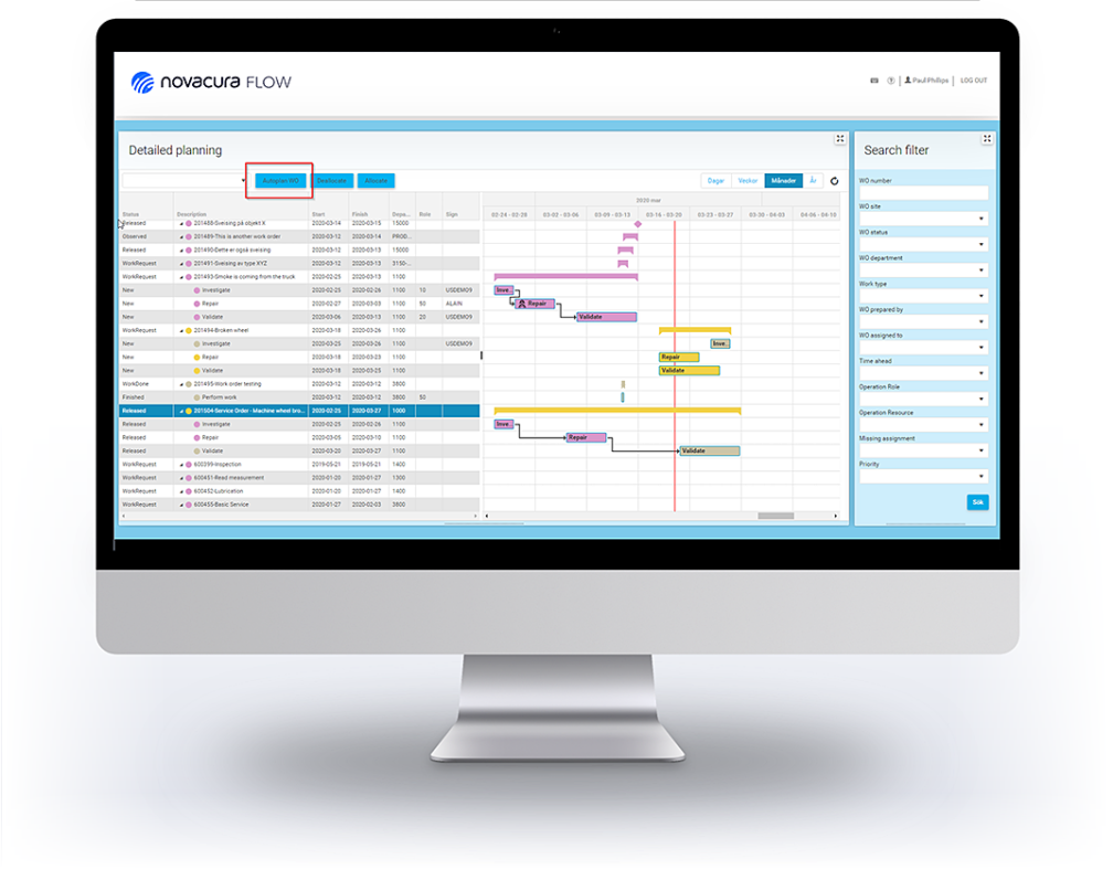 Software Solution for Mining Industry - Novacura Flow