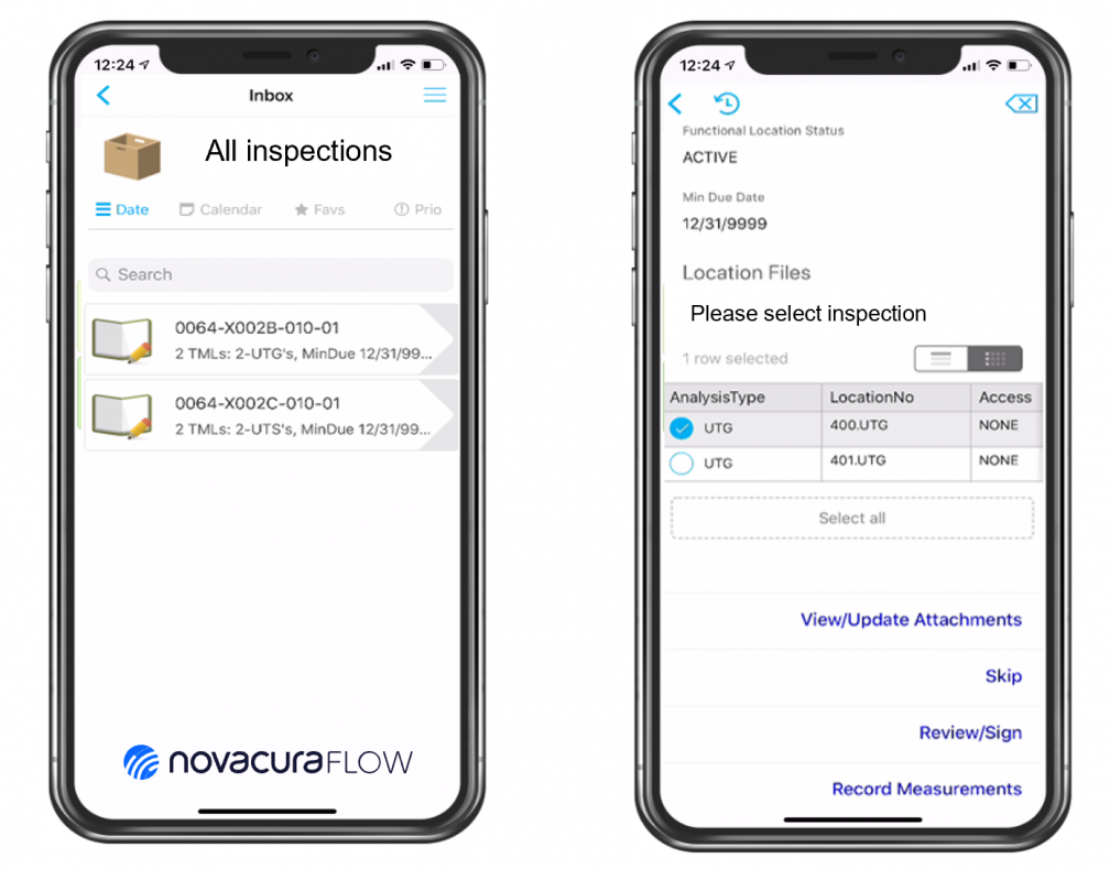 Field service and maintenance with Novacura mobile apps – Novacura