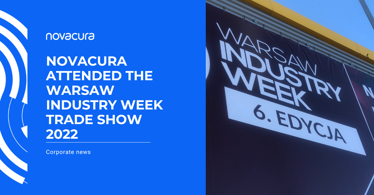 Novacura attended the Warsaw Industry Week trade show – Novacura