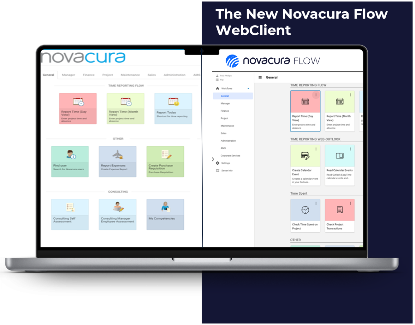 The new Novacura Flow WebClient – Novacura