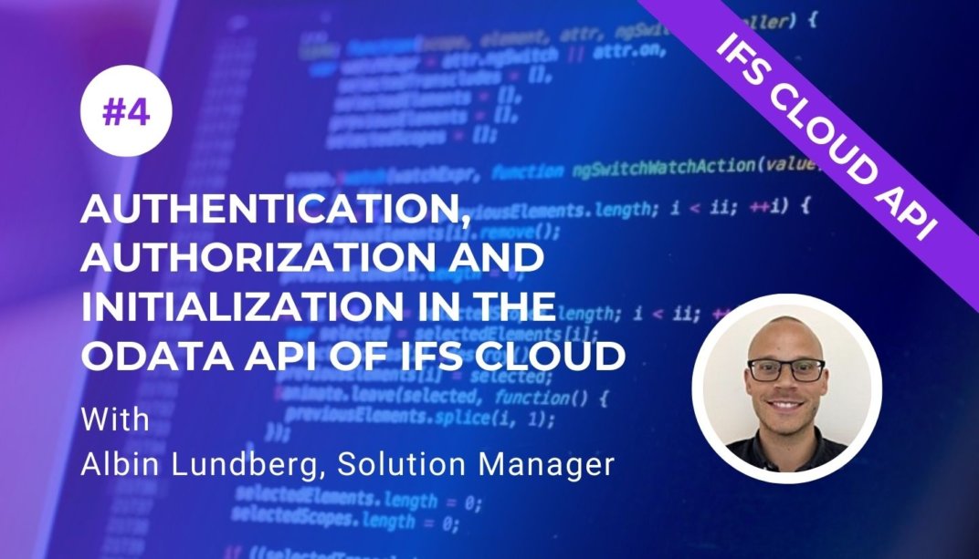 Authentication, Authorization and Initialization in the OData API of ...