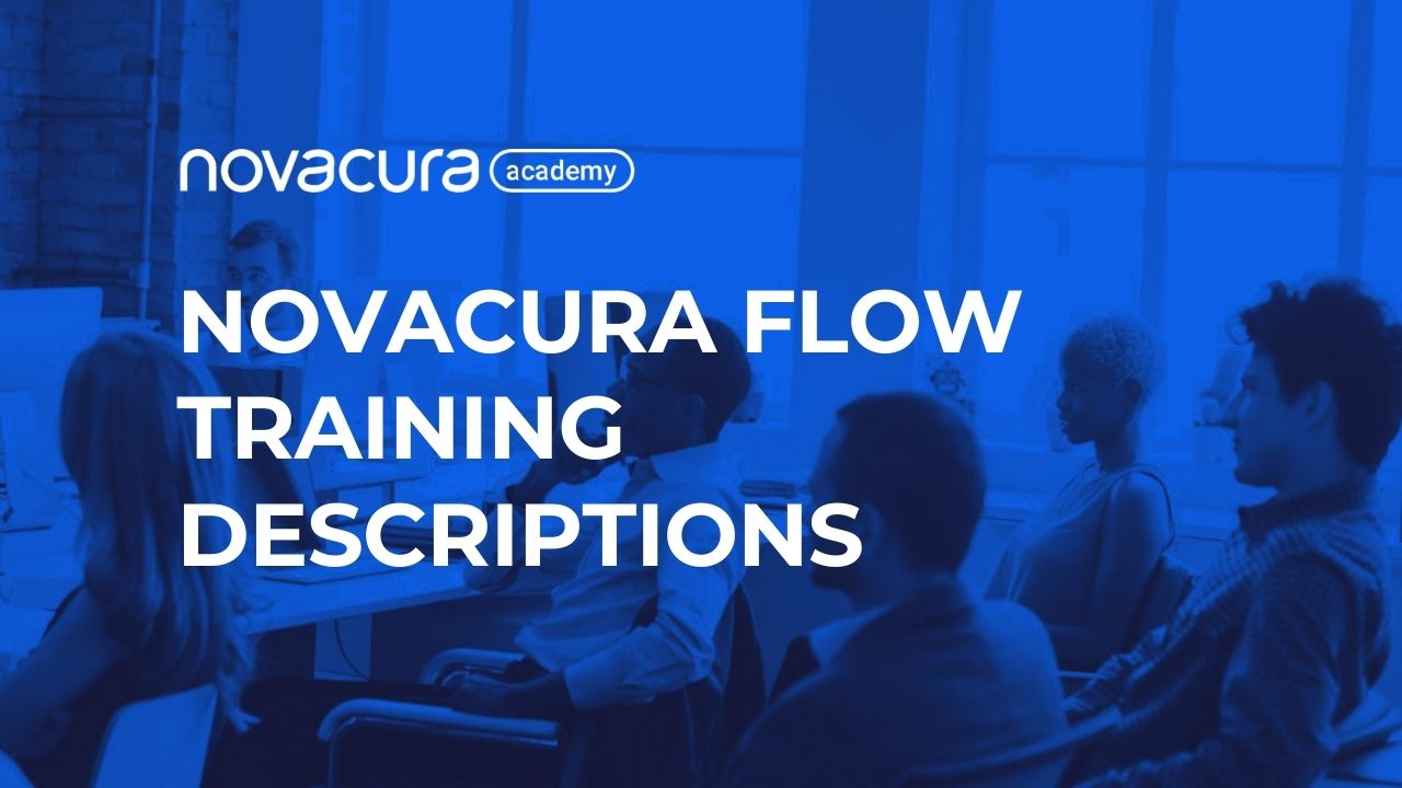 Novacura Academy: Training Program Descriptions