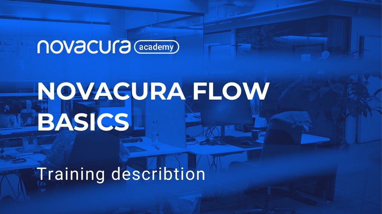 Training description FLOW Basics – Novacura