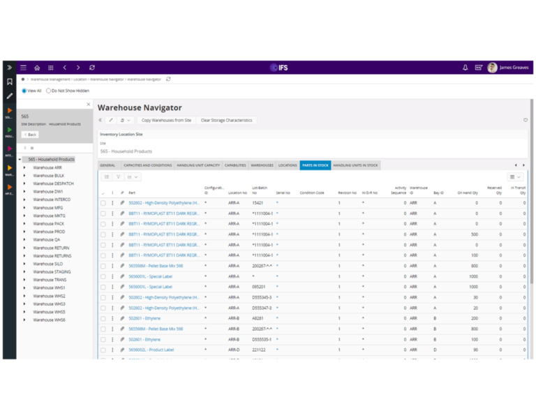 IFS ERP Supply Chain Management Software - Novacura