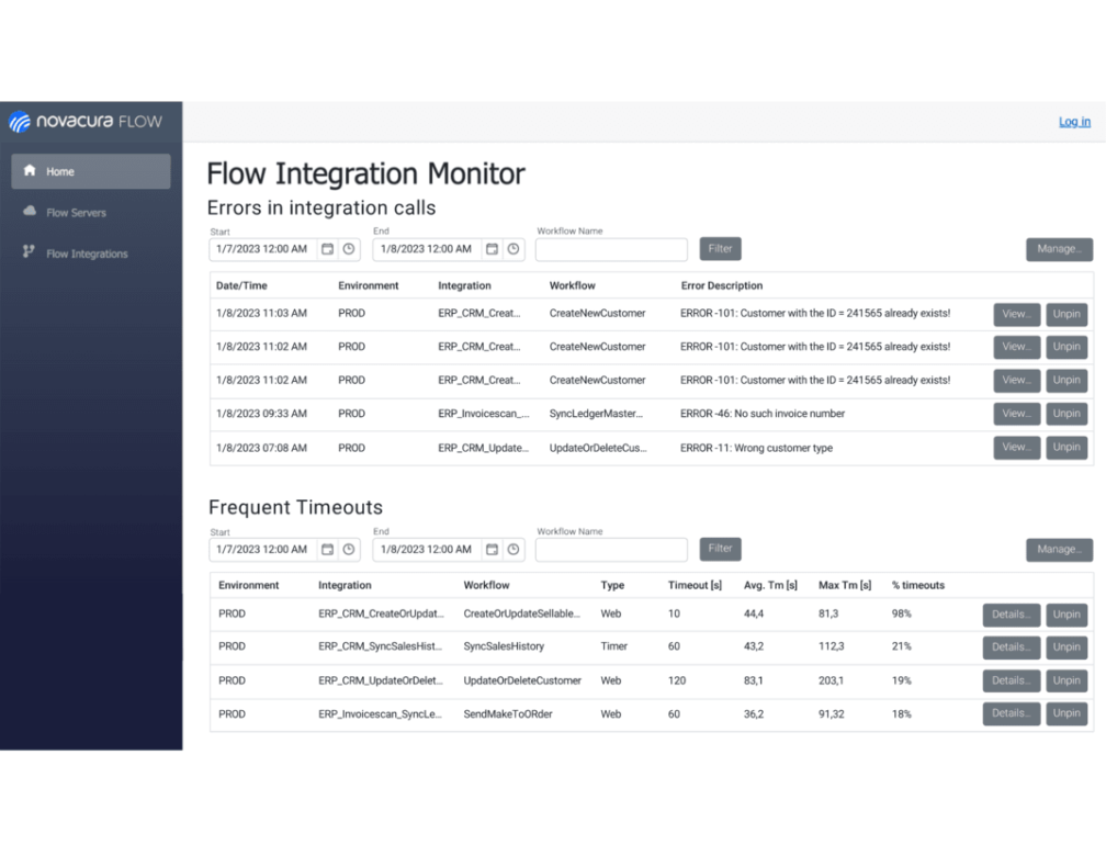 Low Code Integration Engine For Erp Systems Novacura