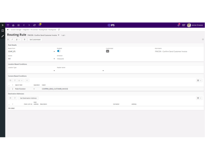 IFS ERP Integration Capabilities (Integration platform), Novacura