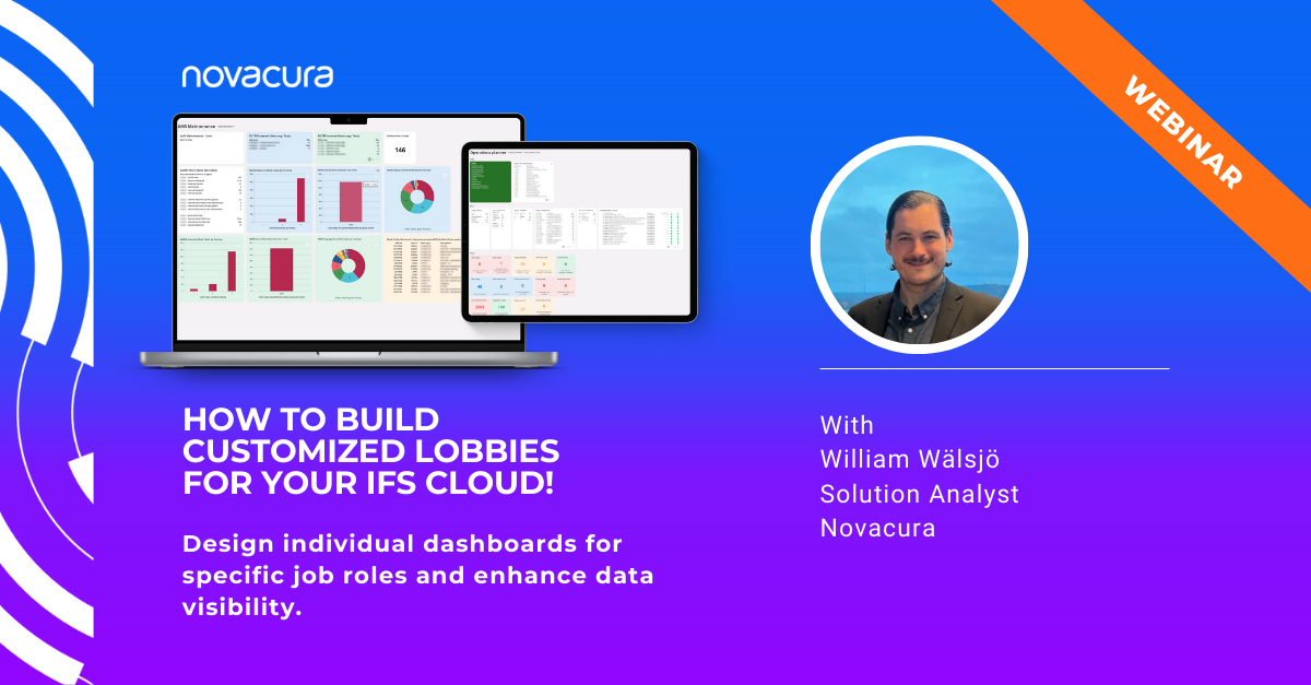 Webinar: Build customized lobbies for your IFS Cloud